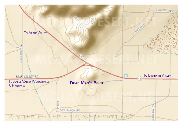Dead Man's Point - Apple Valley Landmark and Legend